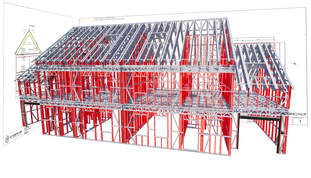 Stabiframe – lekkie konstrukcje stalowe LSF | Domy i nadbudowy